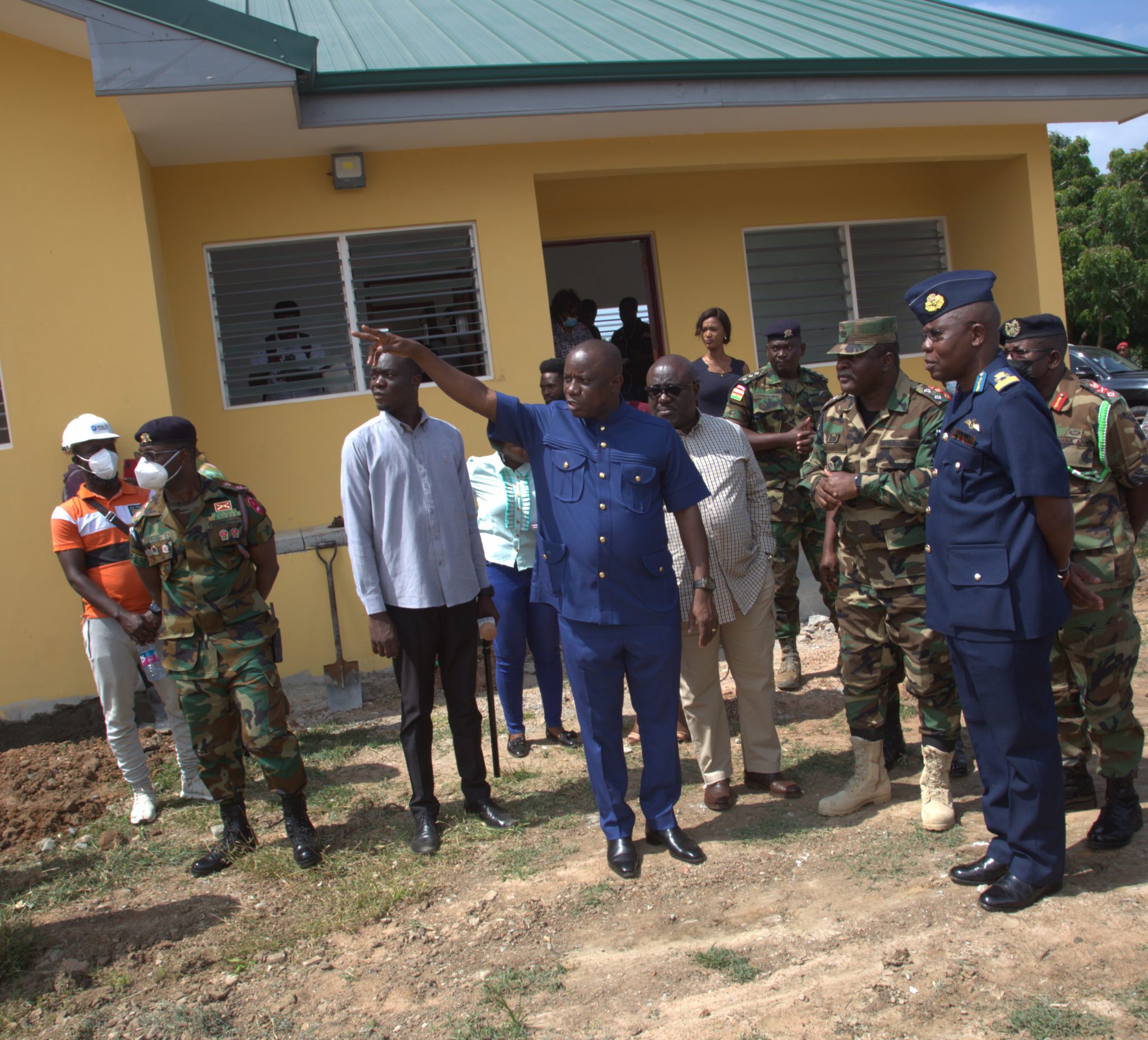 Defence Minister Inspects On-going Military Projects – Ghana Ministry ...