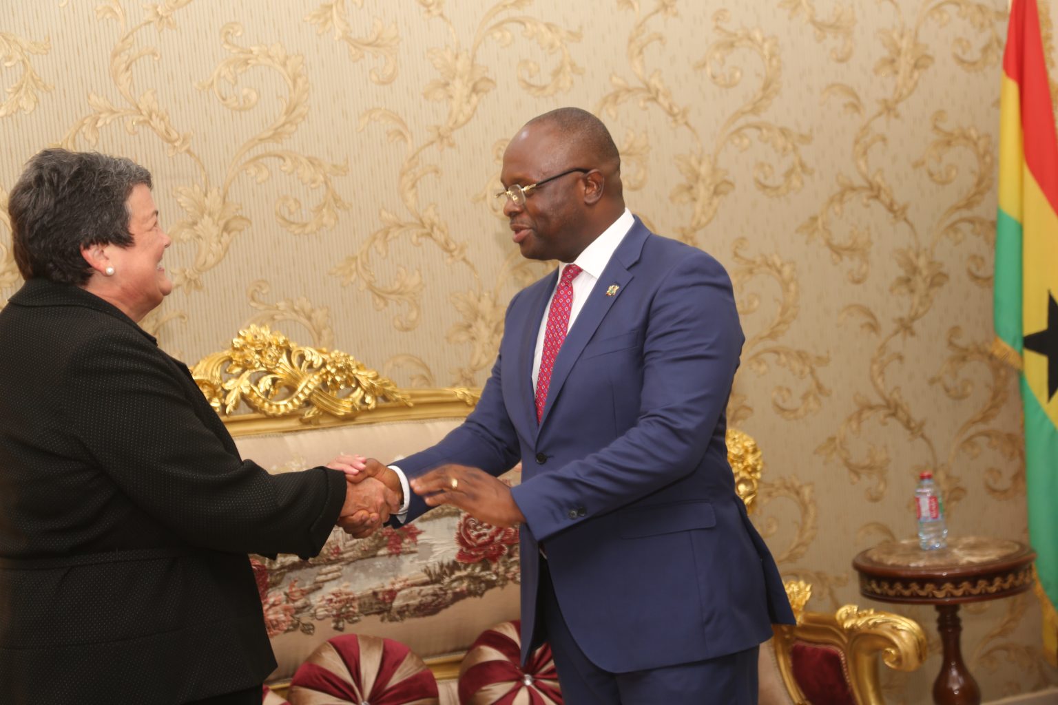 HE Virginia Palmer Pays a Courtesy Call on Defence Minister – Ghana ...