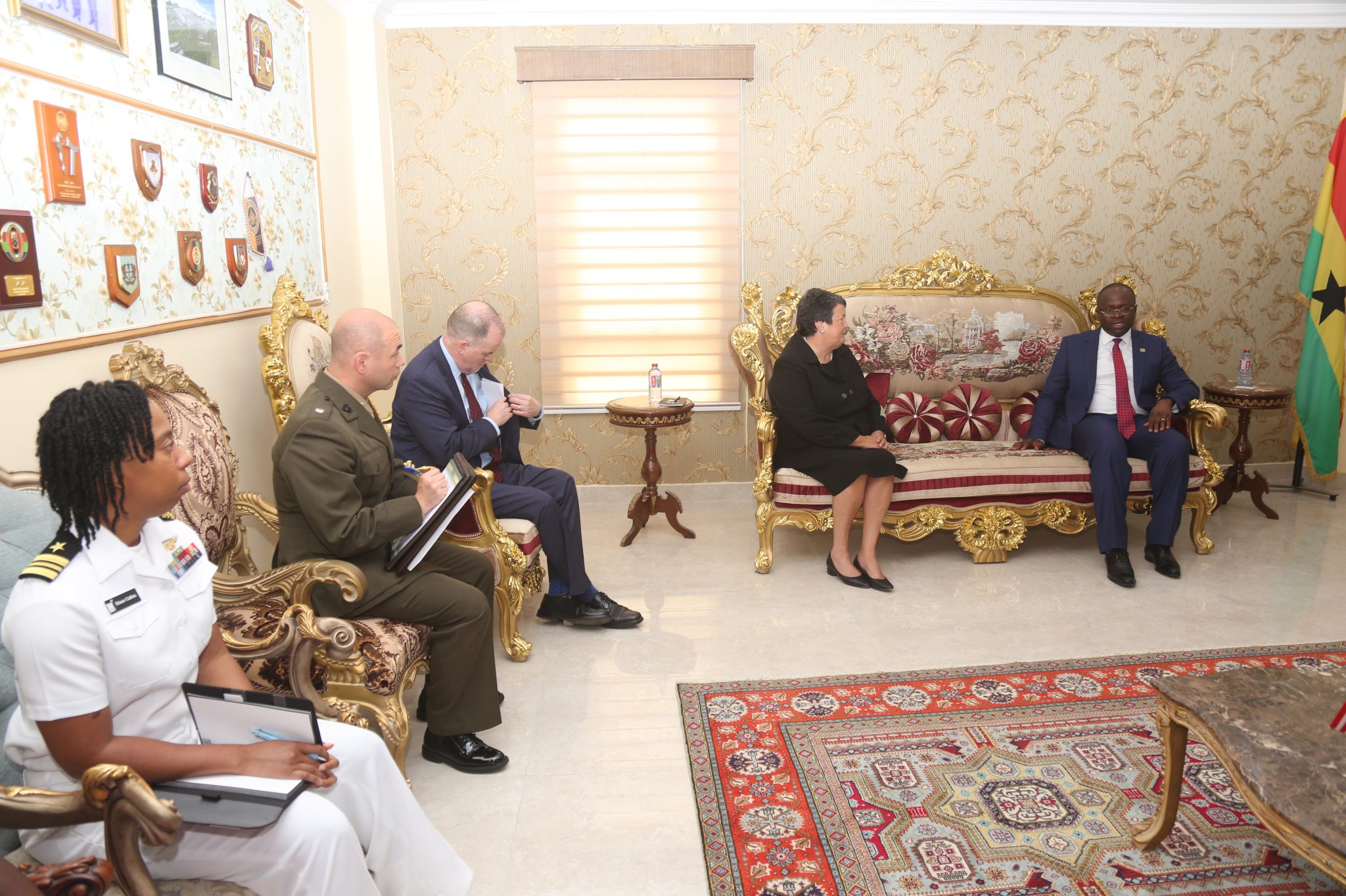 HE Virginia Palmer Pays a Courtesy Call on Defence Minister – Ghana ...